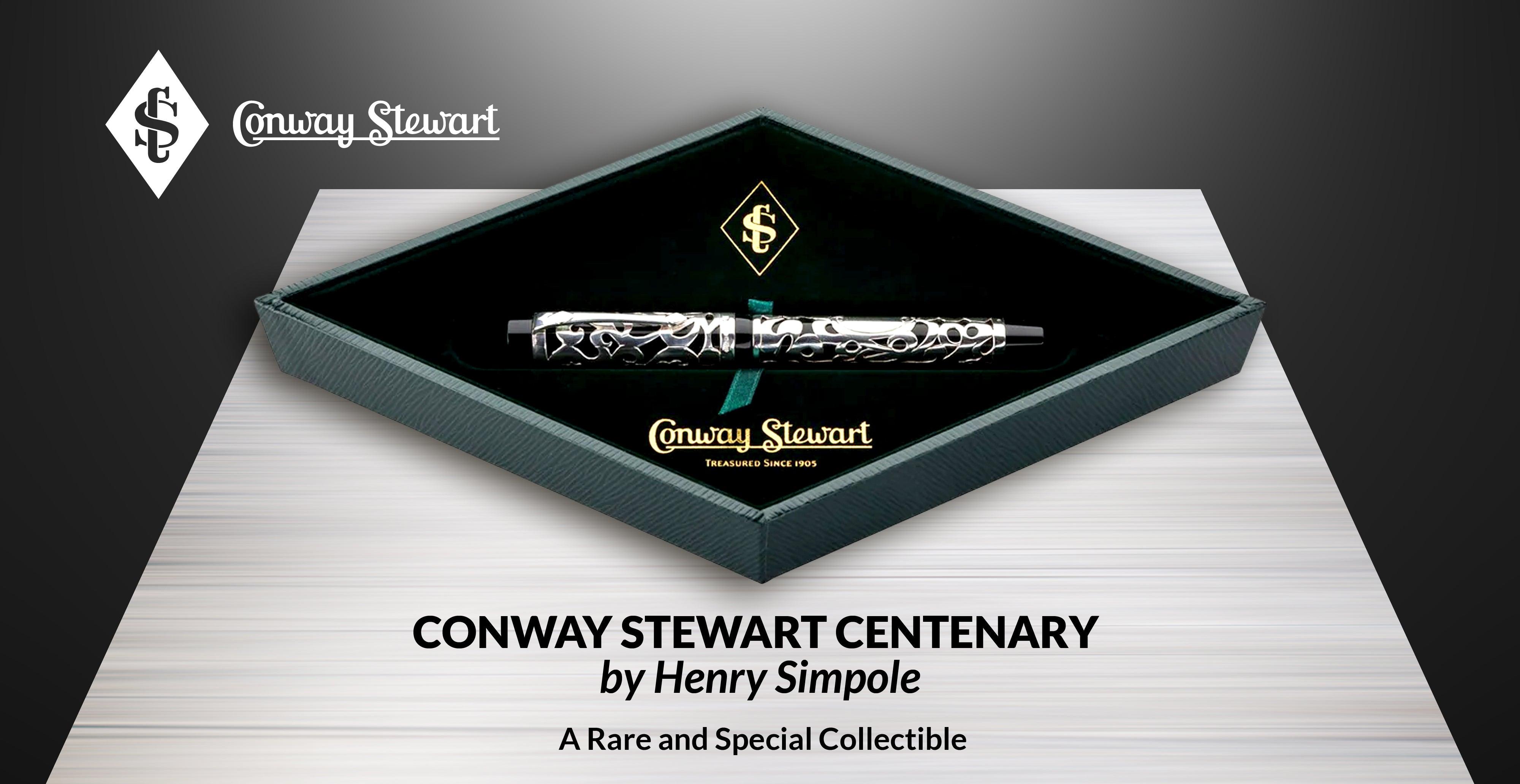 Conway Stewart Centenary de Henry Simpole - Bolígrafo superpuesto de ...